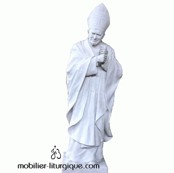 Statue Saint Jean Paul II ton-pierre-140-165cm