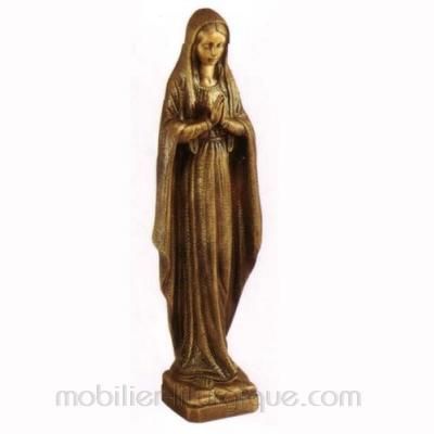 Statue Vierge Marie Bronze